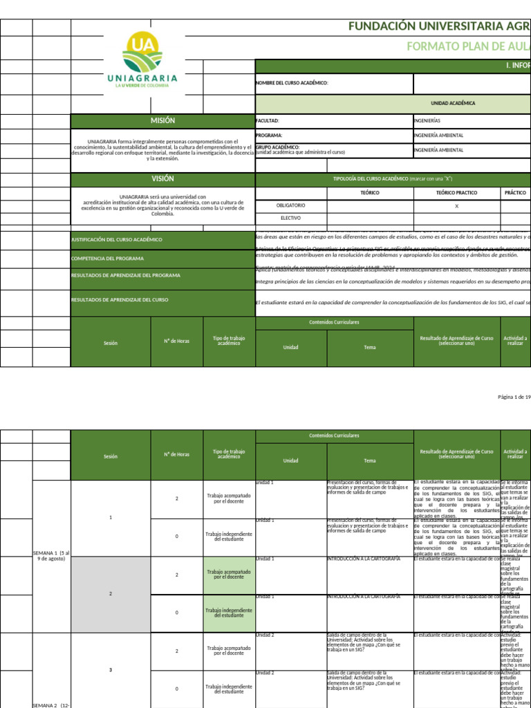 3r Semestre SIG y Percepción Remota | PDF | Sistema de información geográfica | Entorno natural