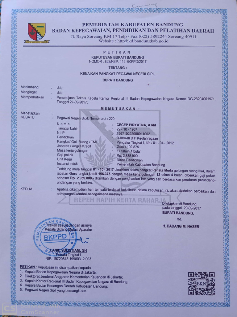 SK - Iiia Pak Cecep | PDF