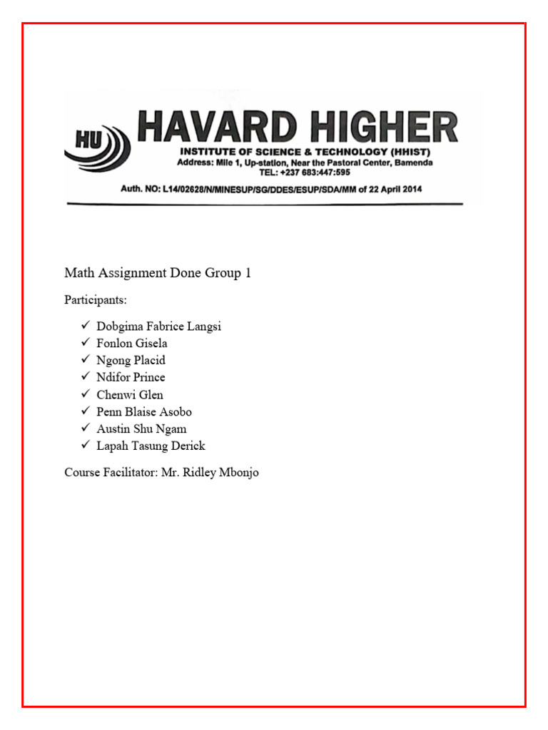 Maths - Assignment GP 1 | PDF | Mathematical Relations | Mathematical Logic