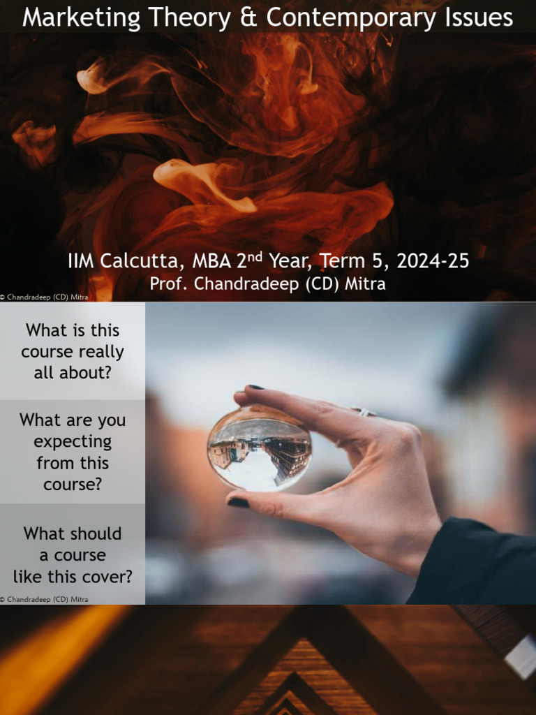 MTCI (T5,24-25, MBA, IIMC) - Course Intro, Context Setting | PDF | Marketing | Liberal Arts ...