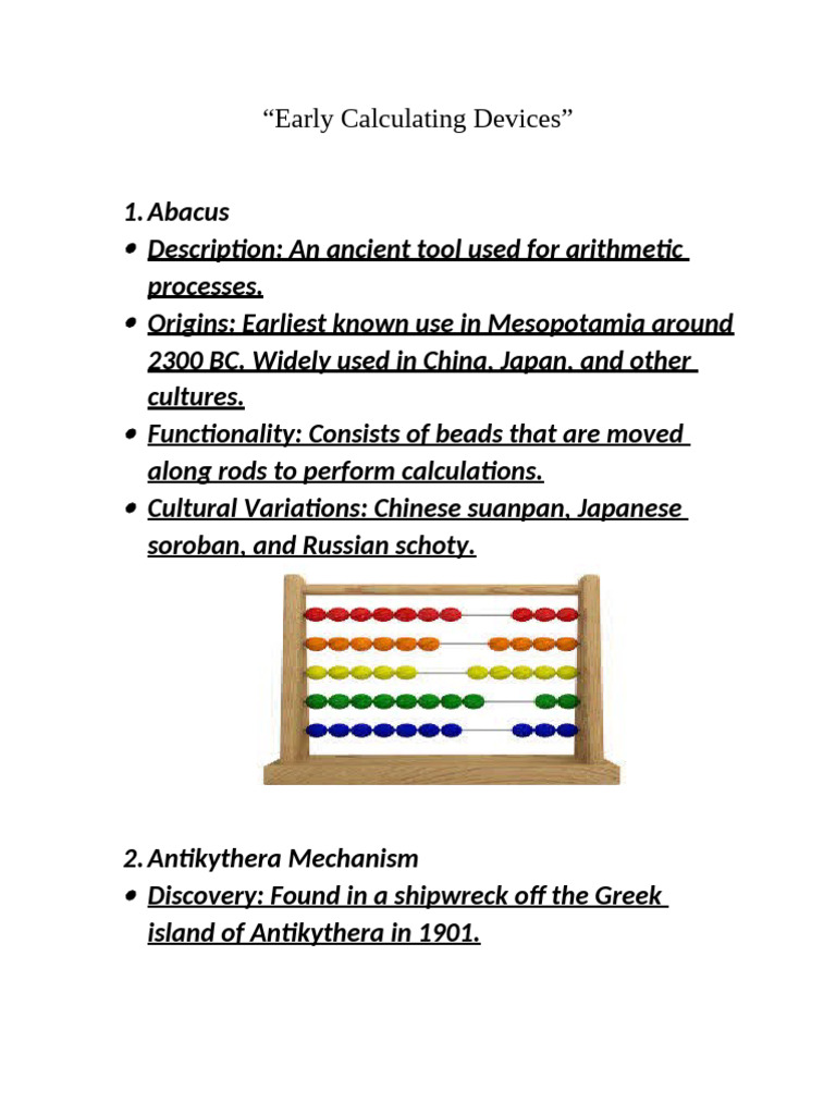 Early Calculators for Students | PDF | Travel | Technology & Engineering