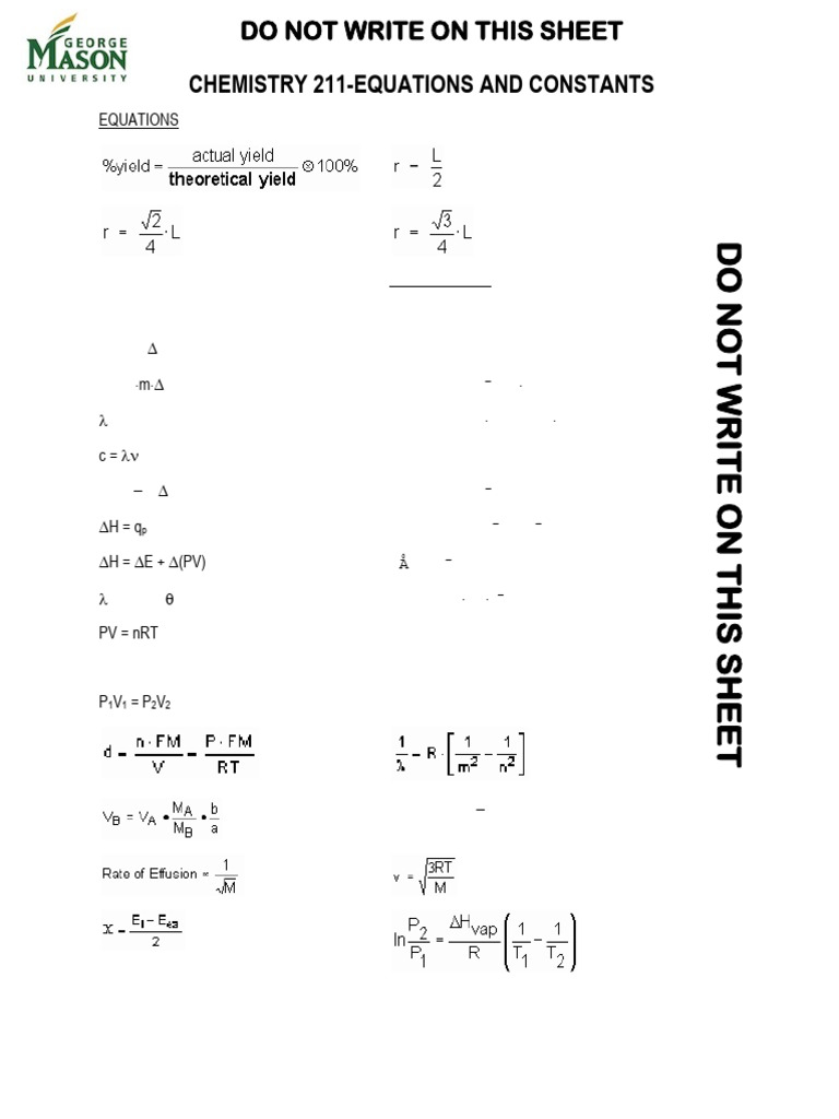 211equations Jas PGR GF | PDF | Chemical Elements | Atoms