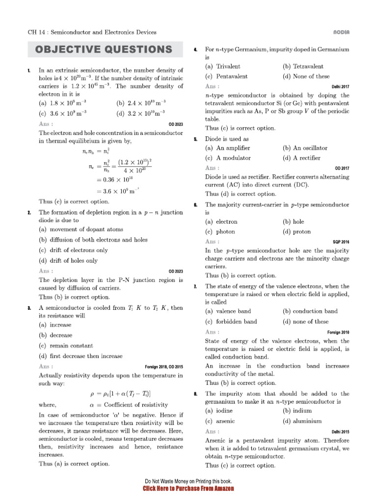 Chapter 14 PYQ | PDF