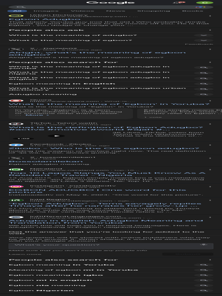 Meaning of "Egbon Adugbo" in Yoruba | PDF