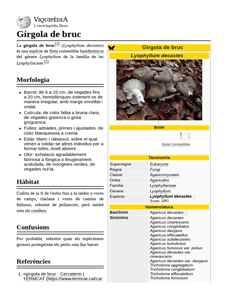 Gírgola de Bruc | PDF
