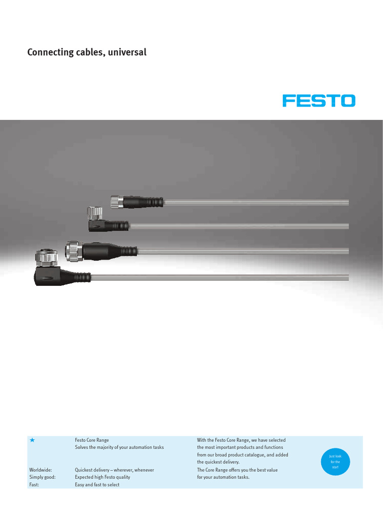 Universal Connecting Cables Overview | PDF | Electrical Connector ...