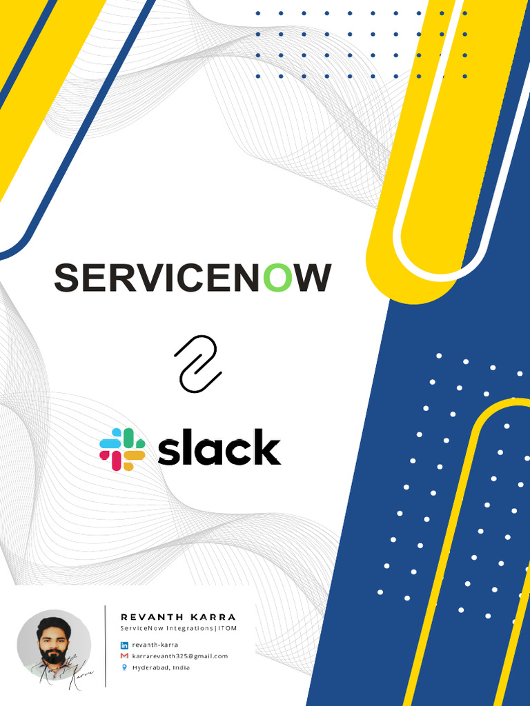 Slack Integration With ServiceNow by Revanth Karra 1696357304 | PDF ...