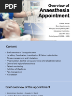 The Anesthesia Chart | PDF | Anesthesia | Clinical Medicine