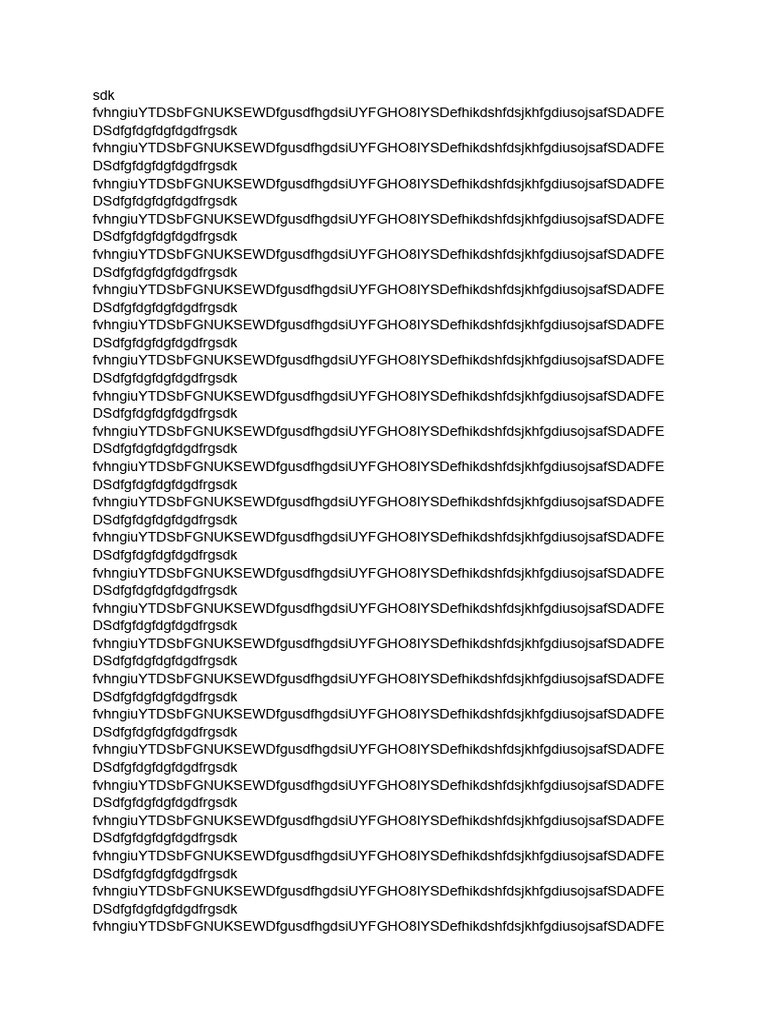 Random Text Document Analysis | PDF