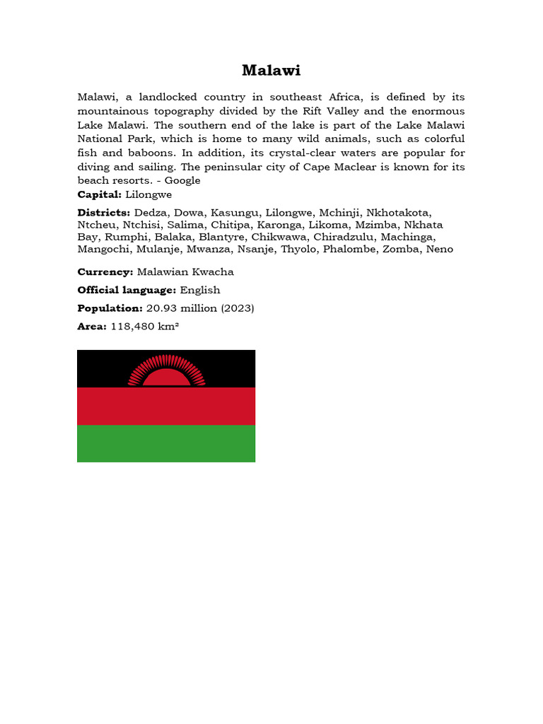 Malawi | PDF
