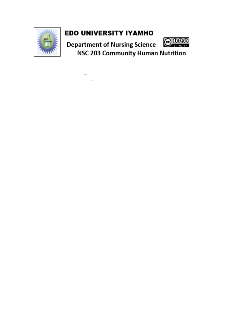 Community Human Nutrition | PDF | Vitamin | Nutrition