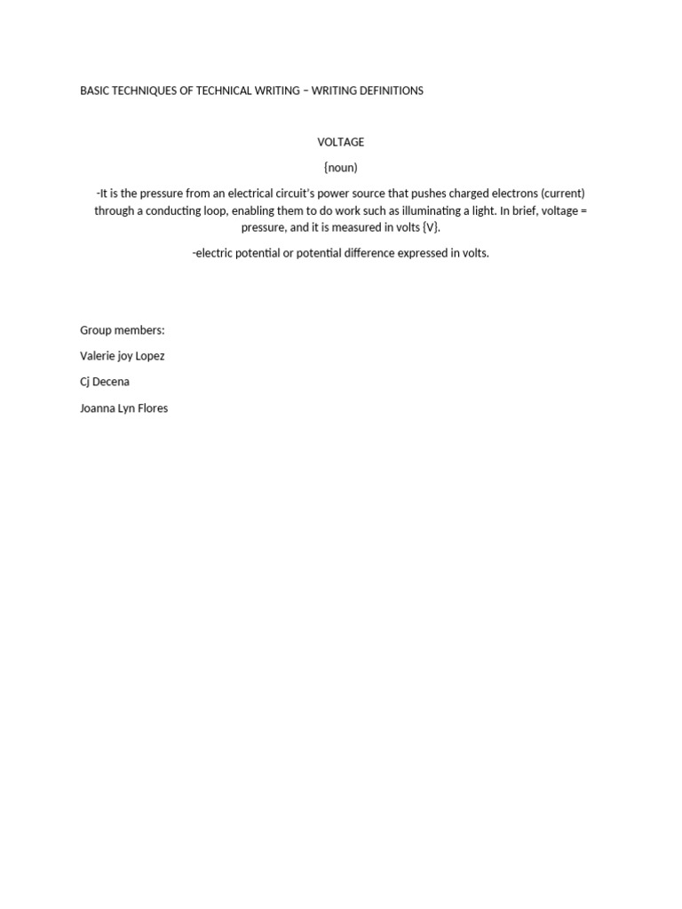 Basic Techniques of Technical Writin1 | PDF