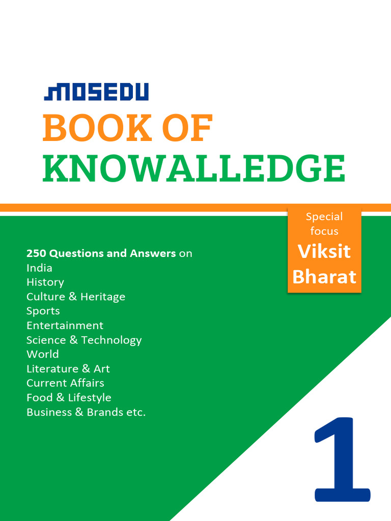Mosedu Book of Knowalledge 1 | PDF
