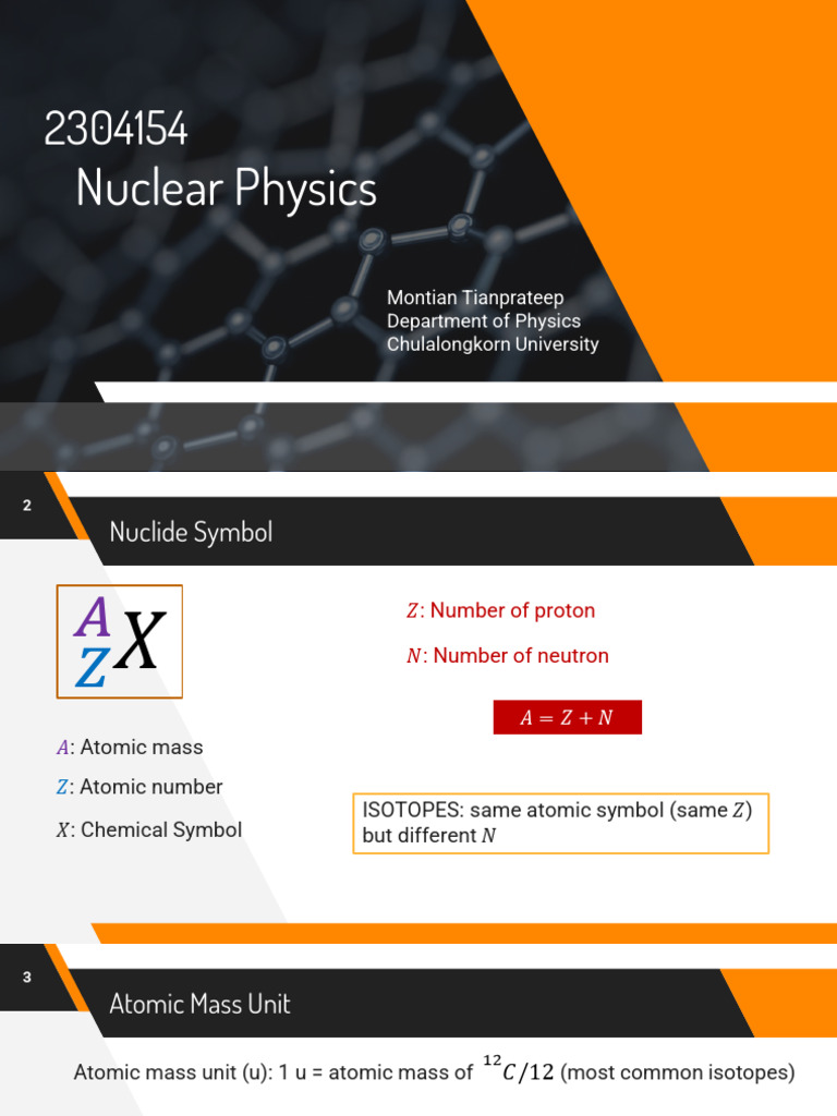 Nuclear Physics Concepts Guide | PDF | Atomic Nucleus | Radioactive Decay