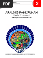 Q4 AP2 Serbisyong Kasapi NG Komunidad | PDF