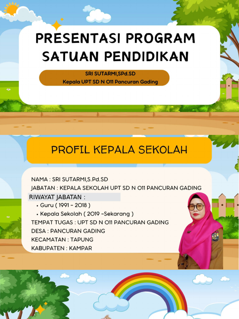 Presentasi Program Satuan Pendidikan - Sri Sutarmi | PDF | Karier ...