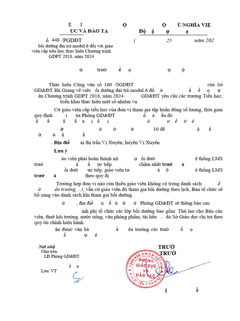 Signed-Signed-Cong Van Boi Duong Dai Tra Modul 6 Doi Voi Giao Vien Cap ...