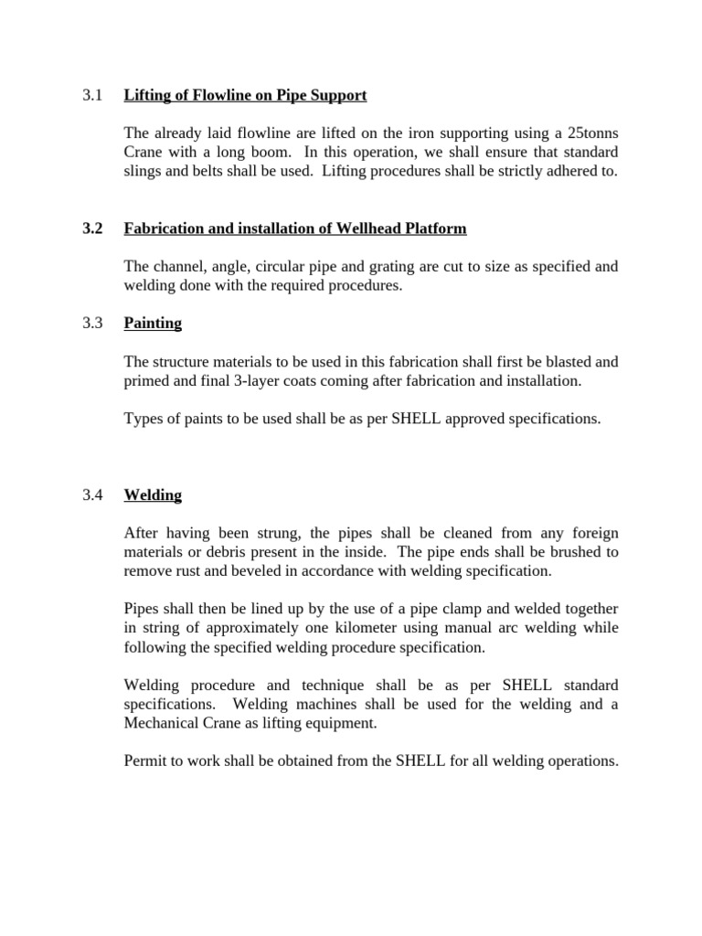 Wellhead Fabrication | PDF