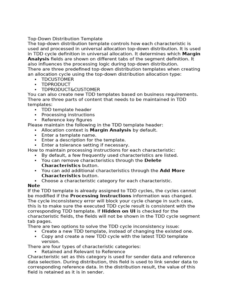 Top-Down Distribution Template Guide | PDF | Computer Programming | Computing