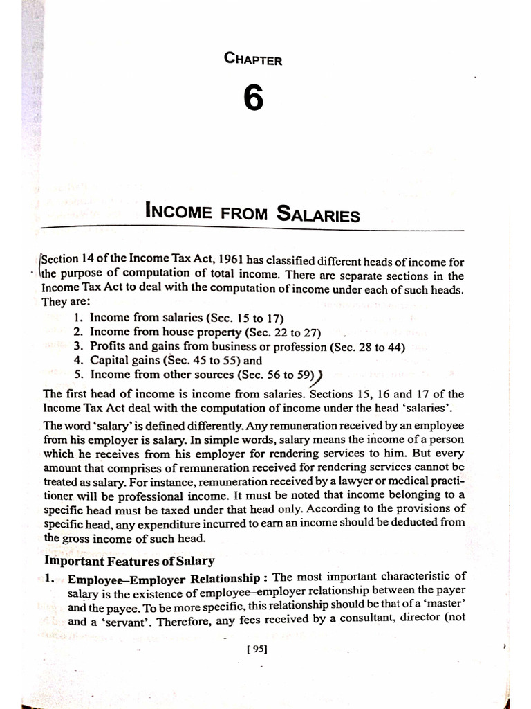 Income From Salary | PDF