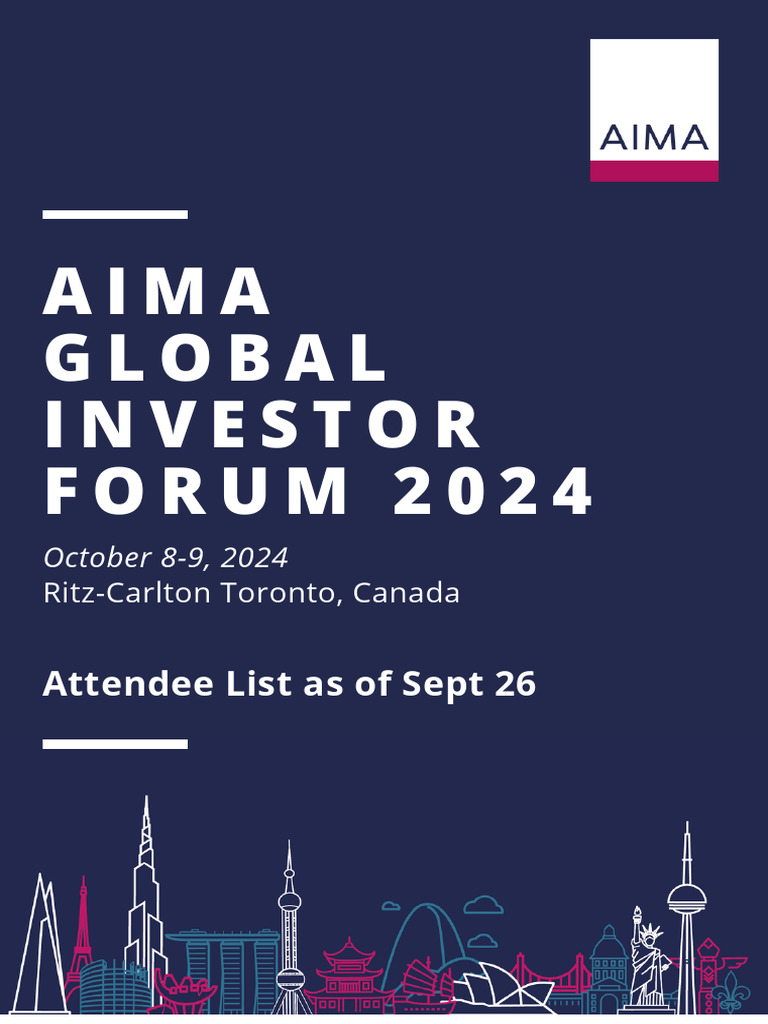 AGIF 2024 Attendee List As of 100324 | PDF | Financial Services ...