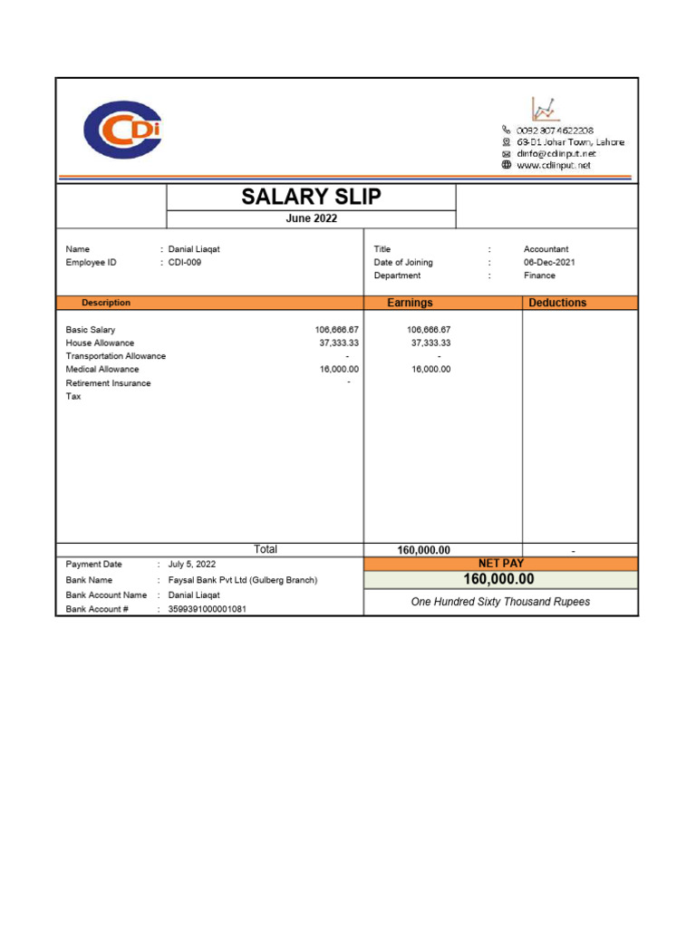 CDI_Salary_Template.xlsx | PDF