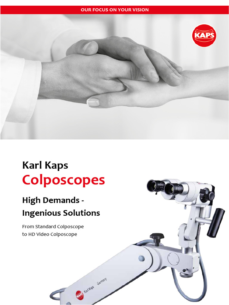 Karl Kaps Germany Gynaecology Colposcopes Datasheet | PDF | Cervical Cancer | Camera