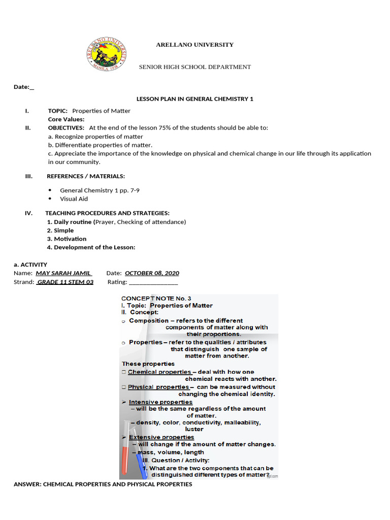 L03-Propeties of Matter | PDF