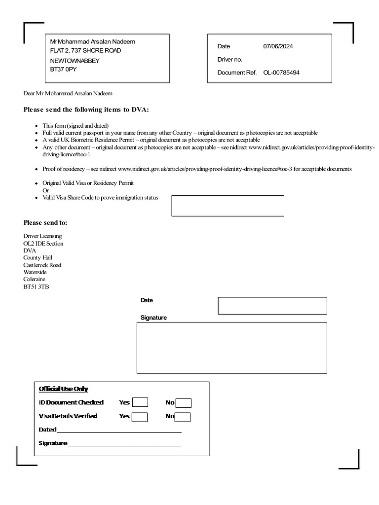 DVA Document Submission Instructions | PDF