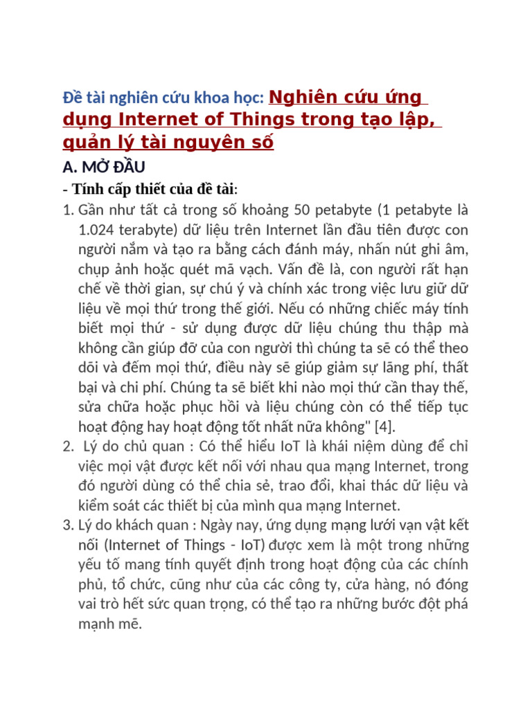 BT Nghien Cuu Khoa Hoc | PDF