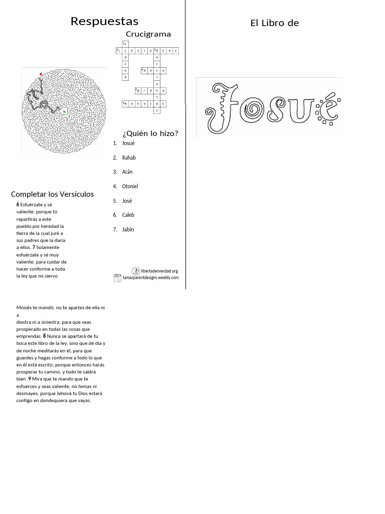 Josue | PDF | Joshua | Libros de la Biblia hebrea