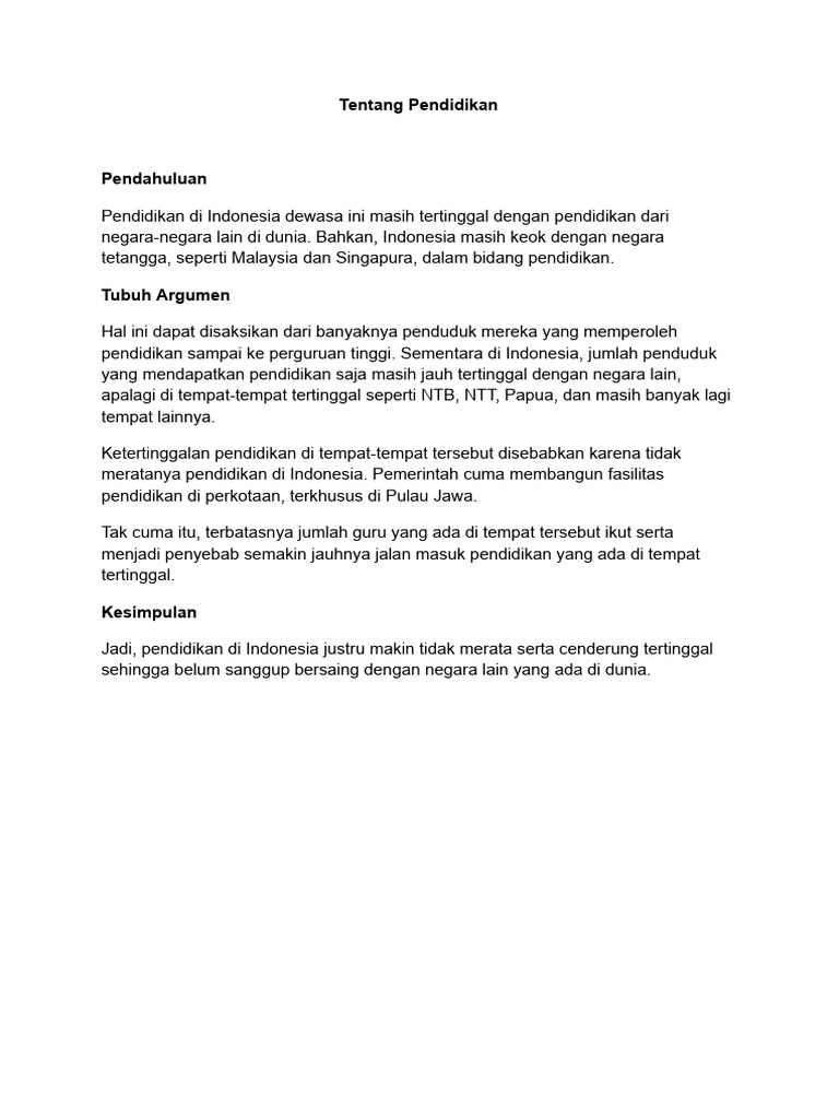 Tentang Pendidikan | PDF | Kesehatan Holistik