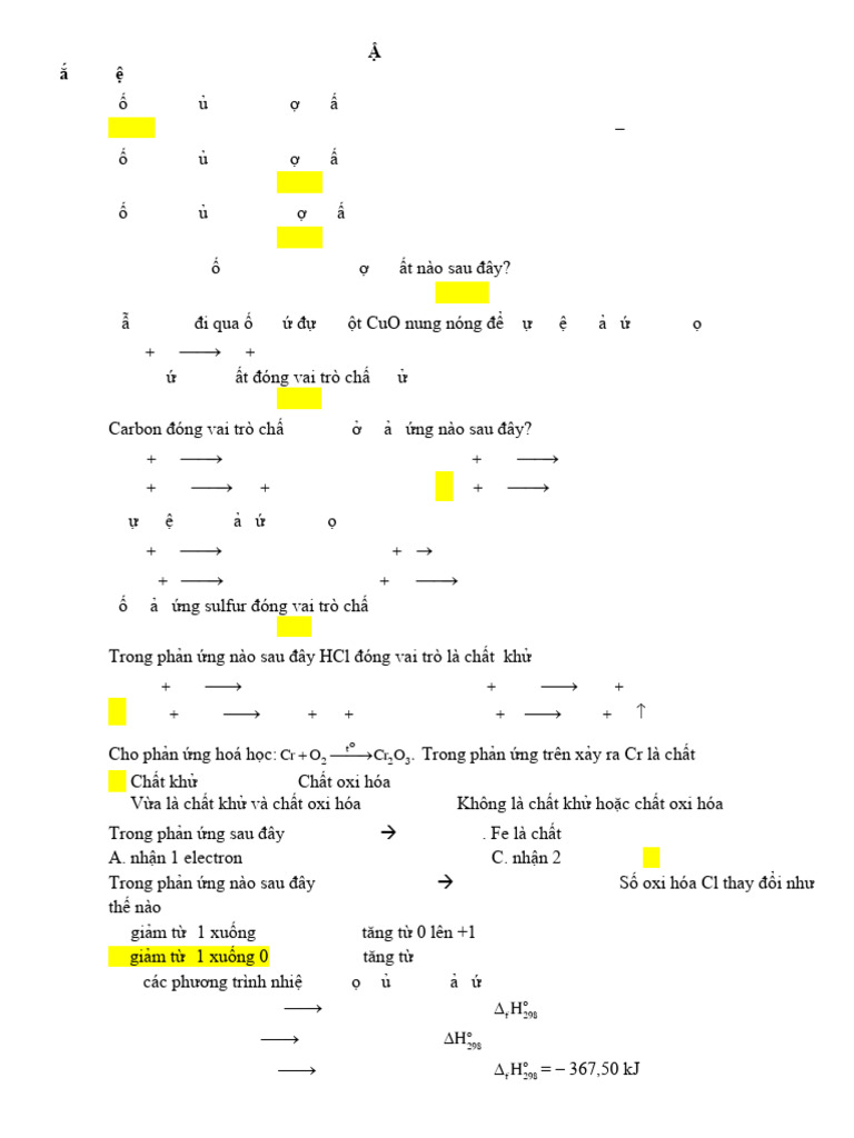 CK2 10CB - Đáp Án | PDF
