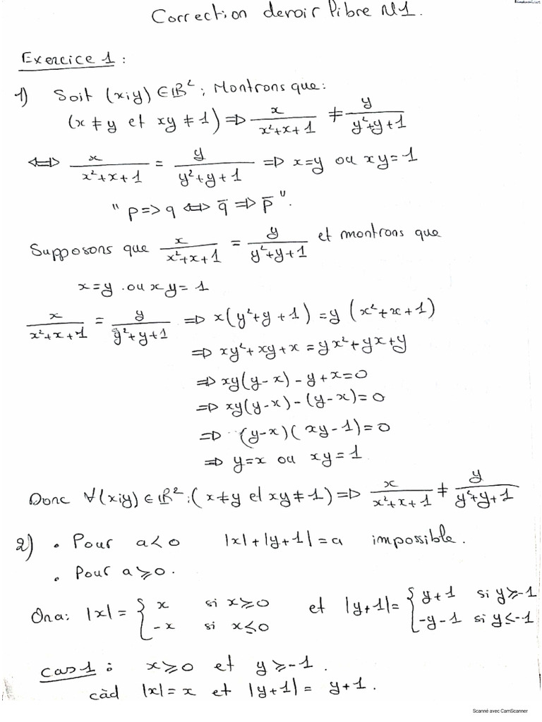 Correction Devoir Libre1 241106 113611 | PDF