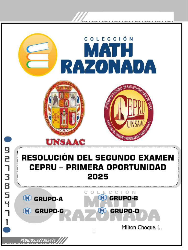 2do Examen Cepru - Po - 2025 | PDF | Entero | Teoría de los números