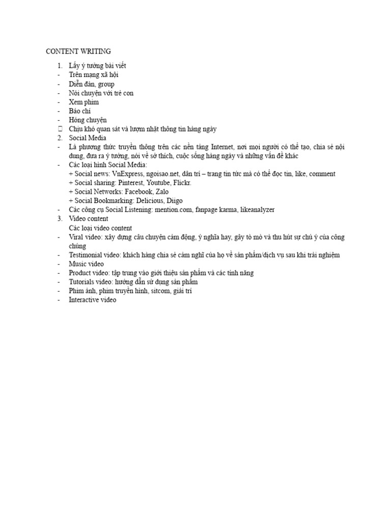 Content Writing | PDF