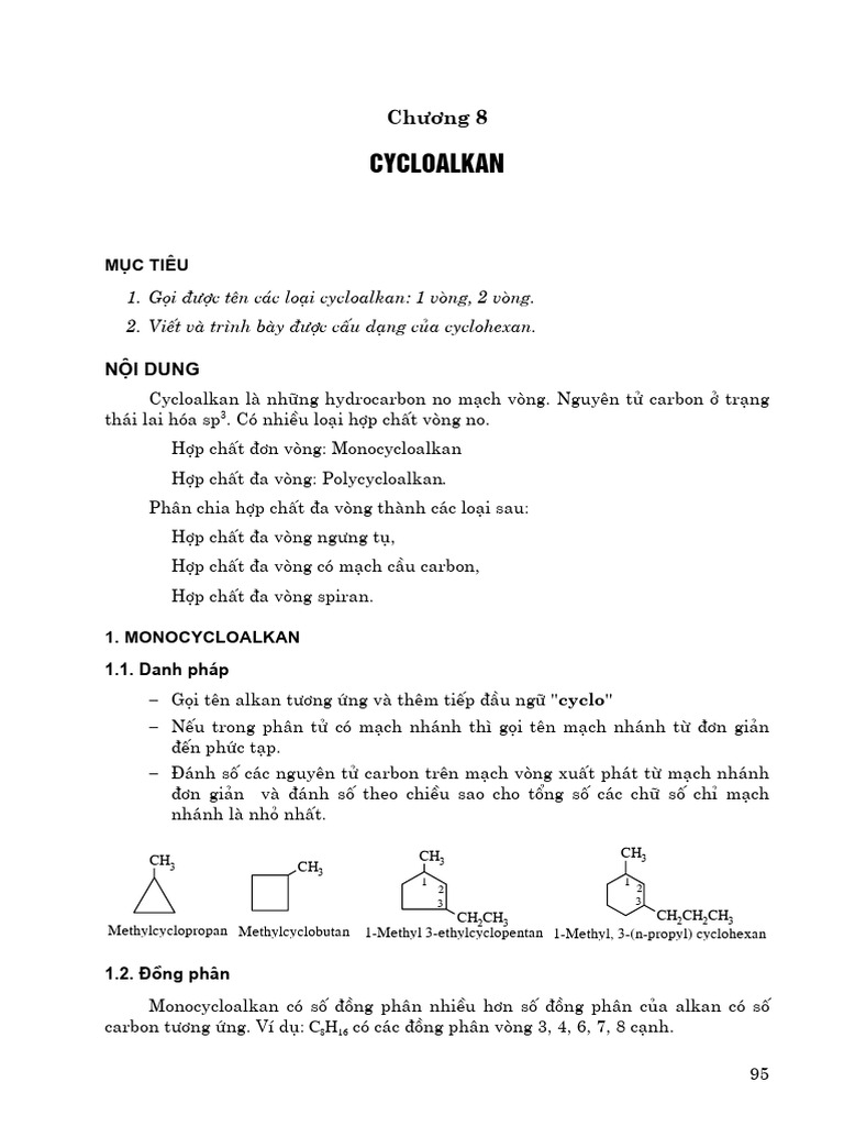 (123doc) Cycloalkan | PDF