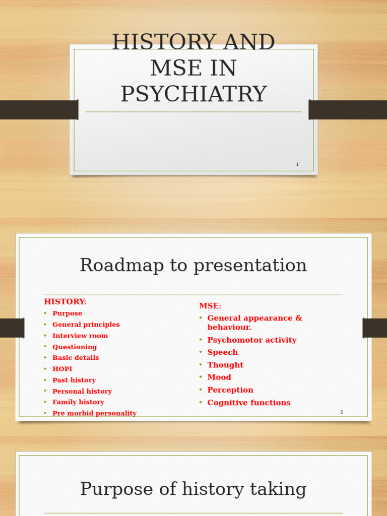 history & MSE | PDF | Delusion | Affect (Psychology)