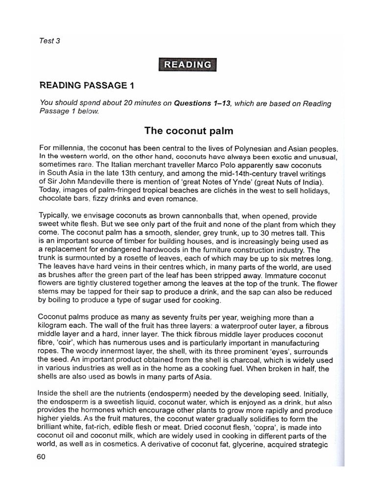 IELTS Reading 13 - Passage 1 | PDF