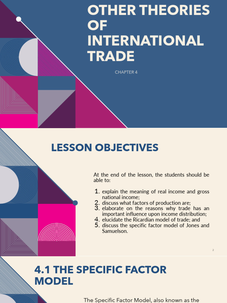 The Specific Factor Model of Trade | PDF | Comparative Advantage ...