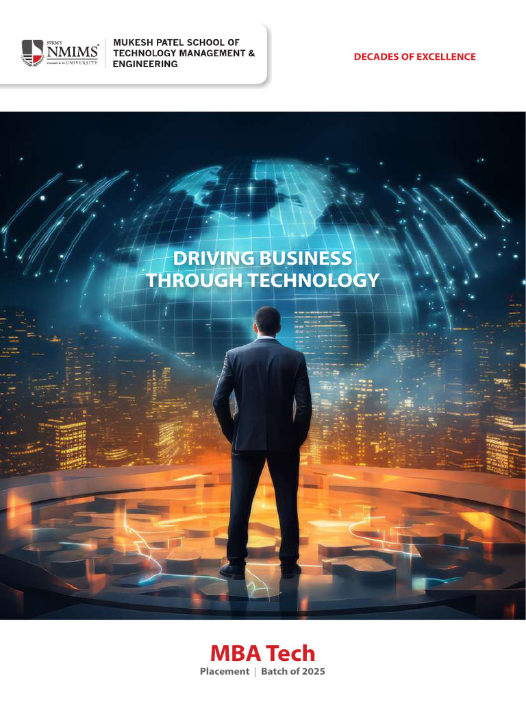 MBA Tech Placement Brochure - Compressed | PDF | Analytics | Economies