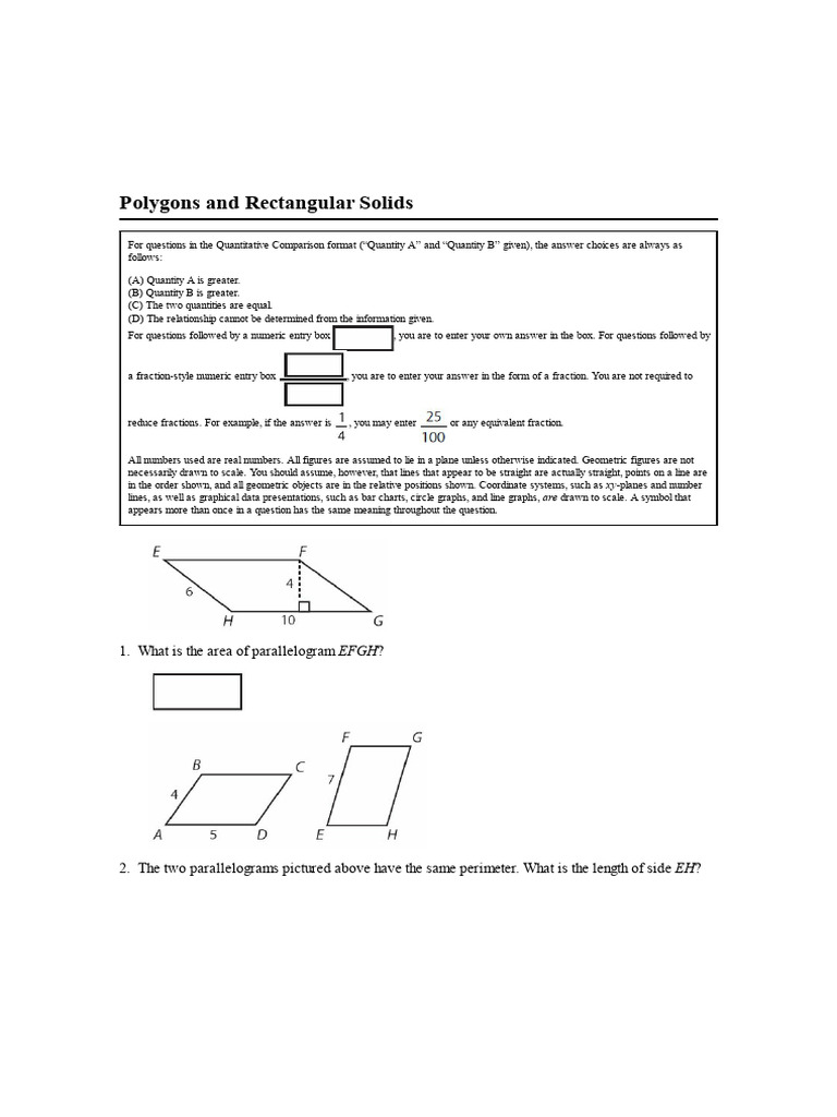 Polygons 1 | PDF