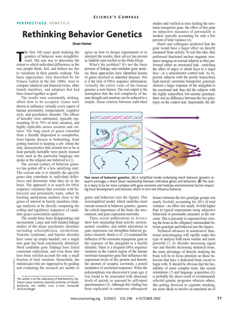 Rethinking Behavior Genetics | PDF | Galaxy | Universe