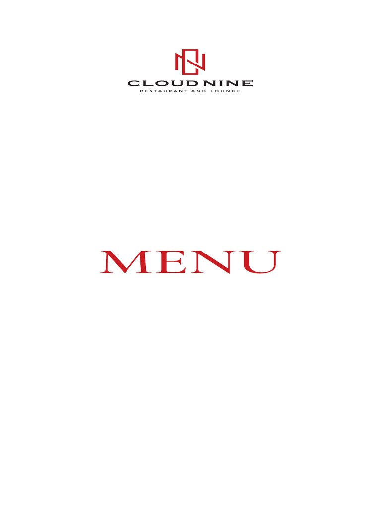 Cloudnine 2023-10-30 MenufullSG 01 FA Compressed | PDF