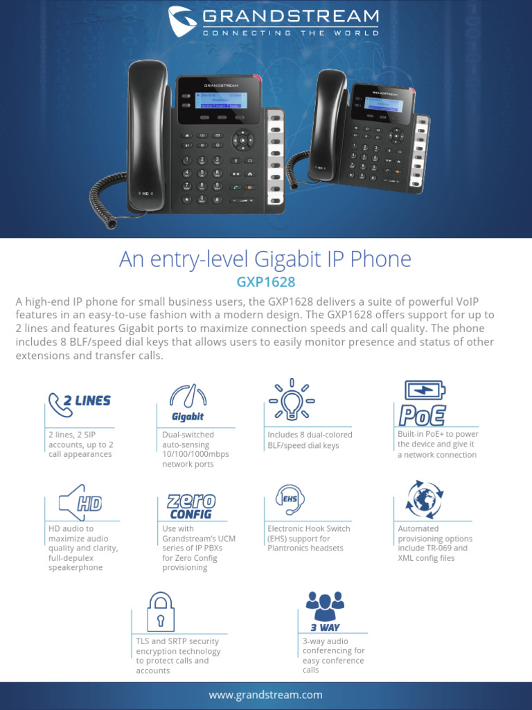 Gigabit IP Phone for Small Business | PDF | Session Initiation Protocol ...