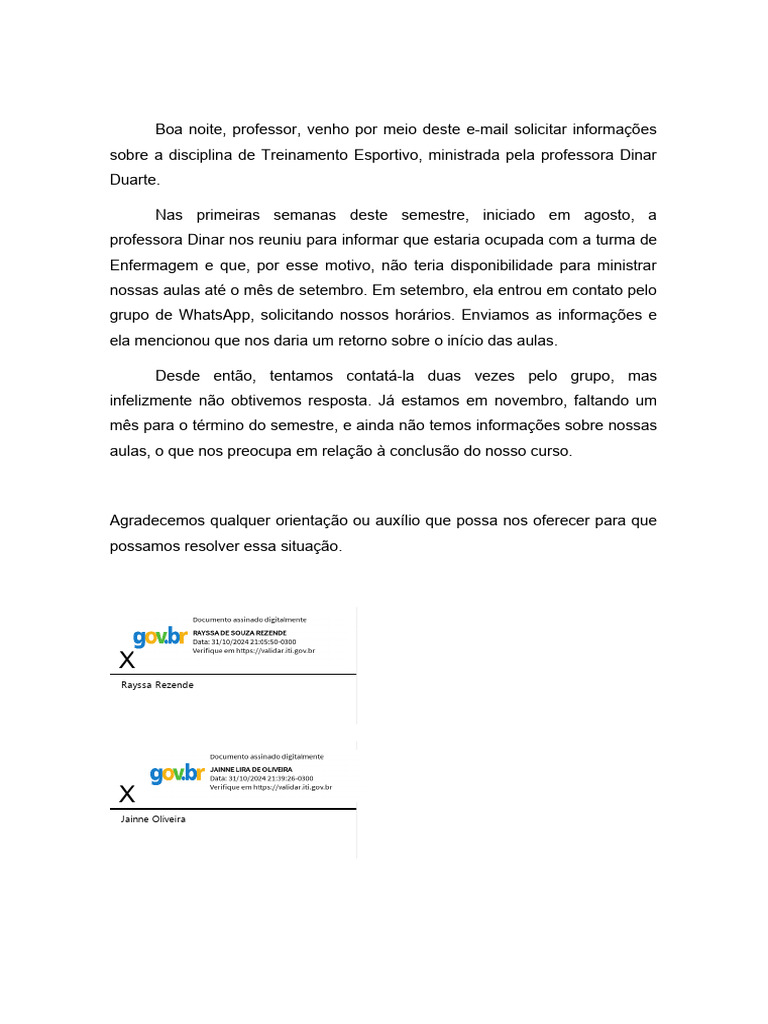 Solicitacao Assinado Assinado Assinado Assinado | PDF