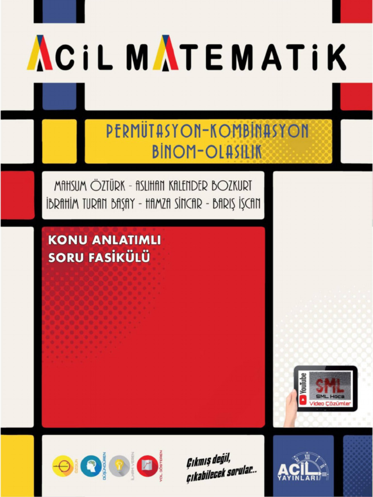 Acil Yayinlari Kombinasyon Permutasyon Binom Olasilik Konu Anlatimli Soru Bankasi 2024 21647 | PDF