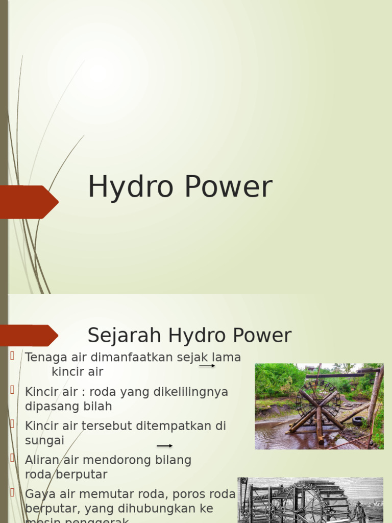 Hydro Power | PDF