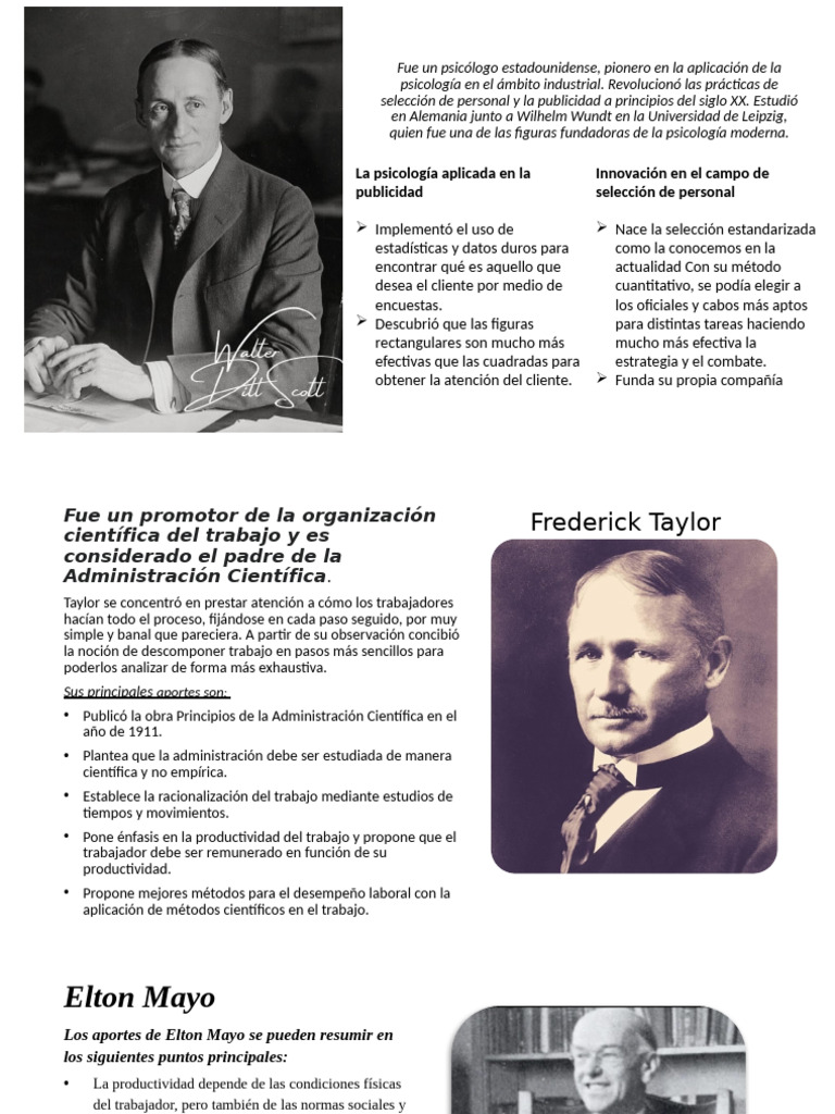 Psicología Industrial y Administración Científica | PDF | Sicología ...