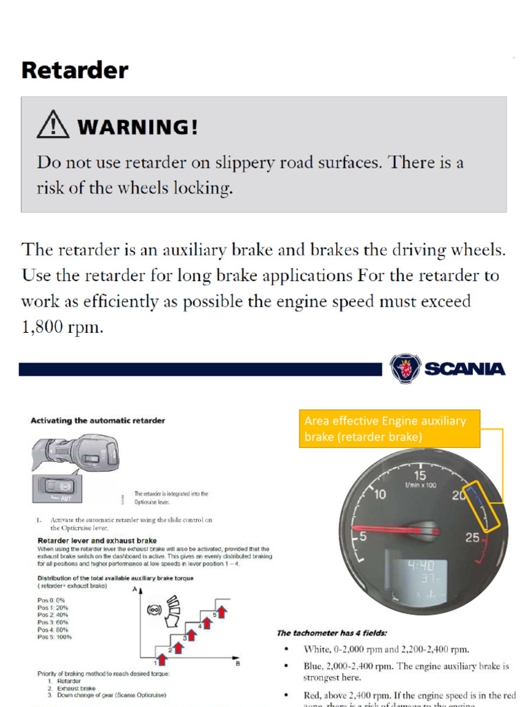 Manual Operation Retarder Brake | PDF